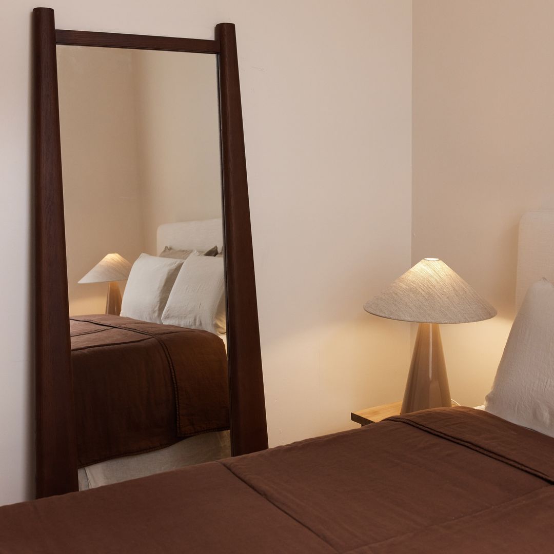 Bonnie Ceramic Table Lamp Beige I McMullin Lighting