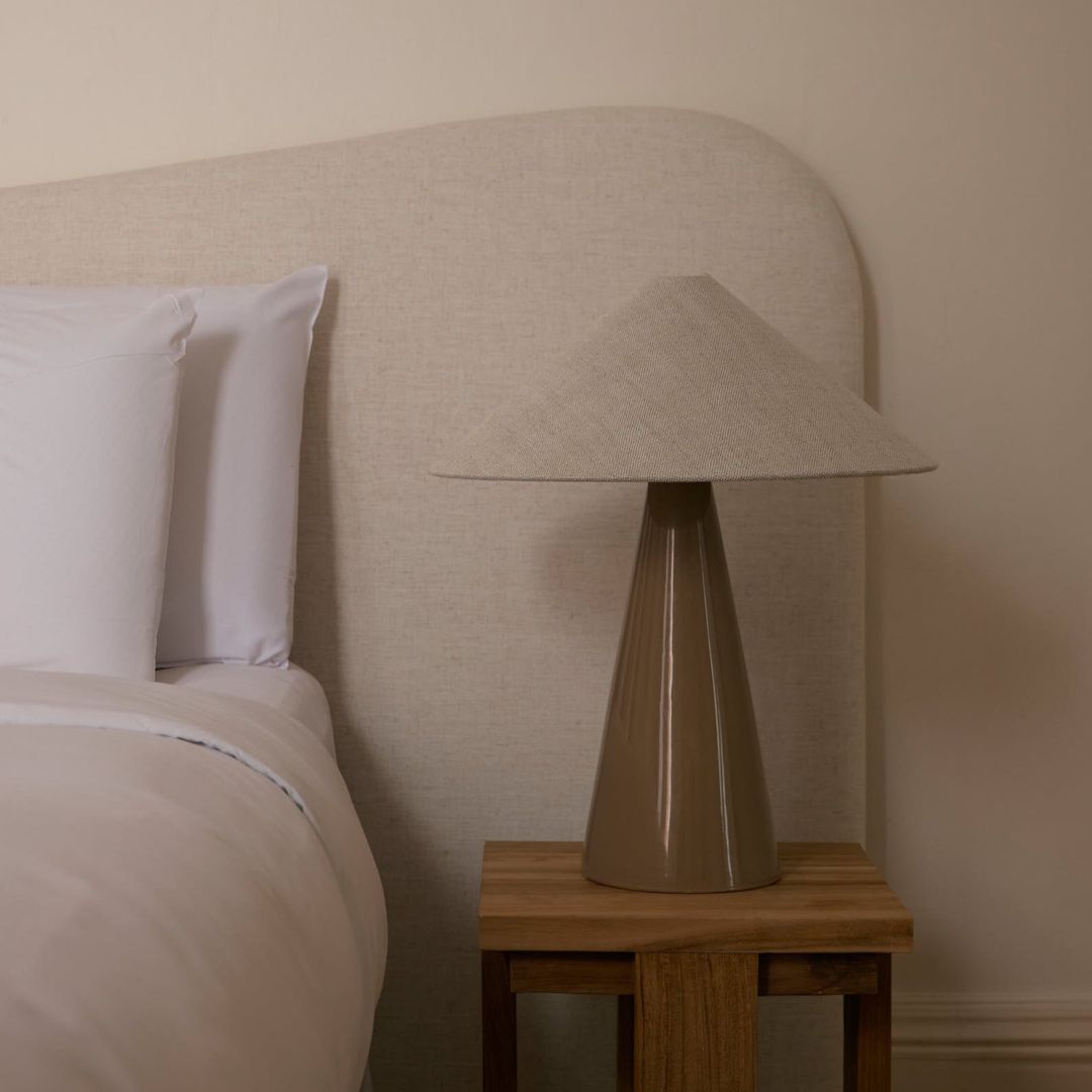 Gus Teak Side Stool Natural | McMullin Furniture Bedside & Side Tables