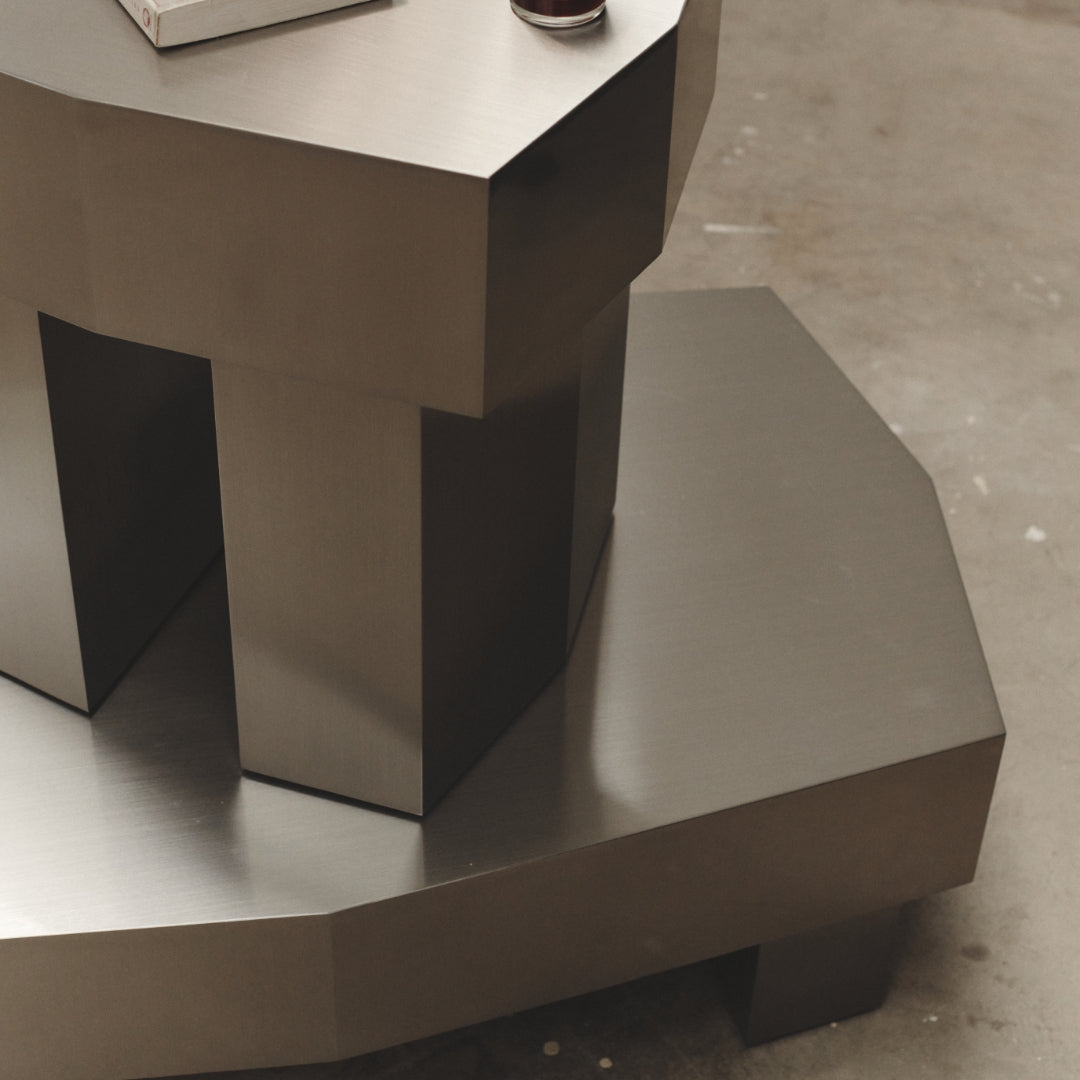 Stainless Steel Coffee Table | Rocco Coffee Table McMullin