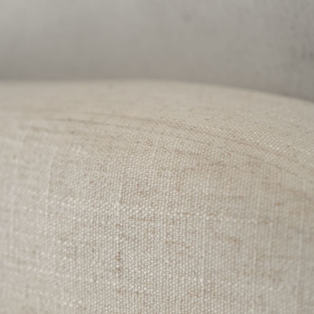 Curved Linen Bed Head | Saatchi Wave Bed Head | McMullin